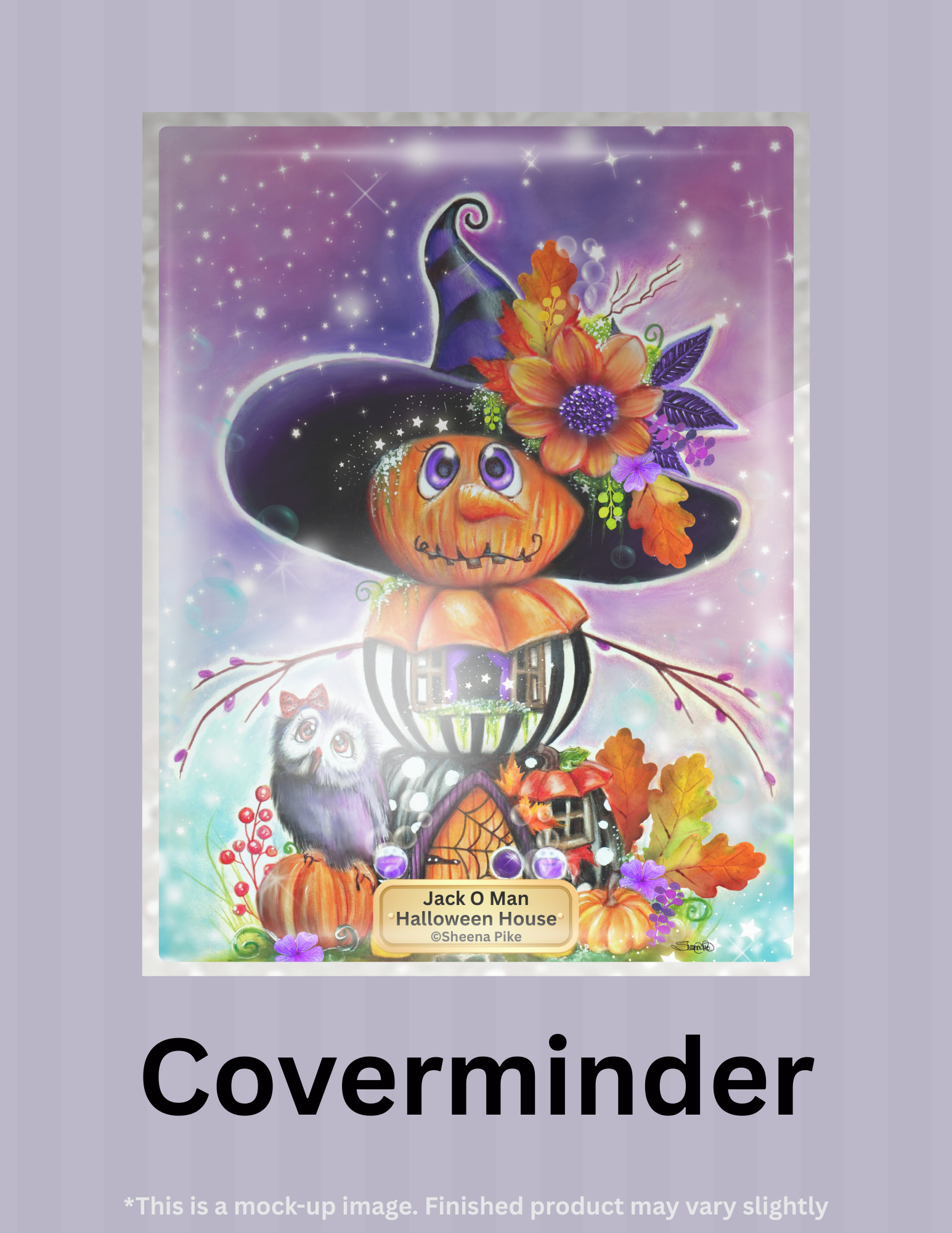 Jack O Man Halloween House by ©Sheena Pike Limited Edition Coverminder ...