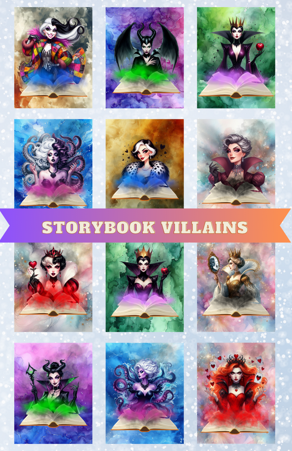 "Storybook Villains" Decorative Diamond Painting Release Paper – Crafts ...