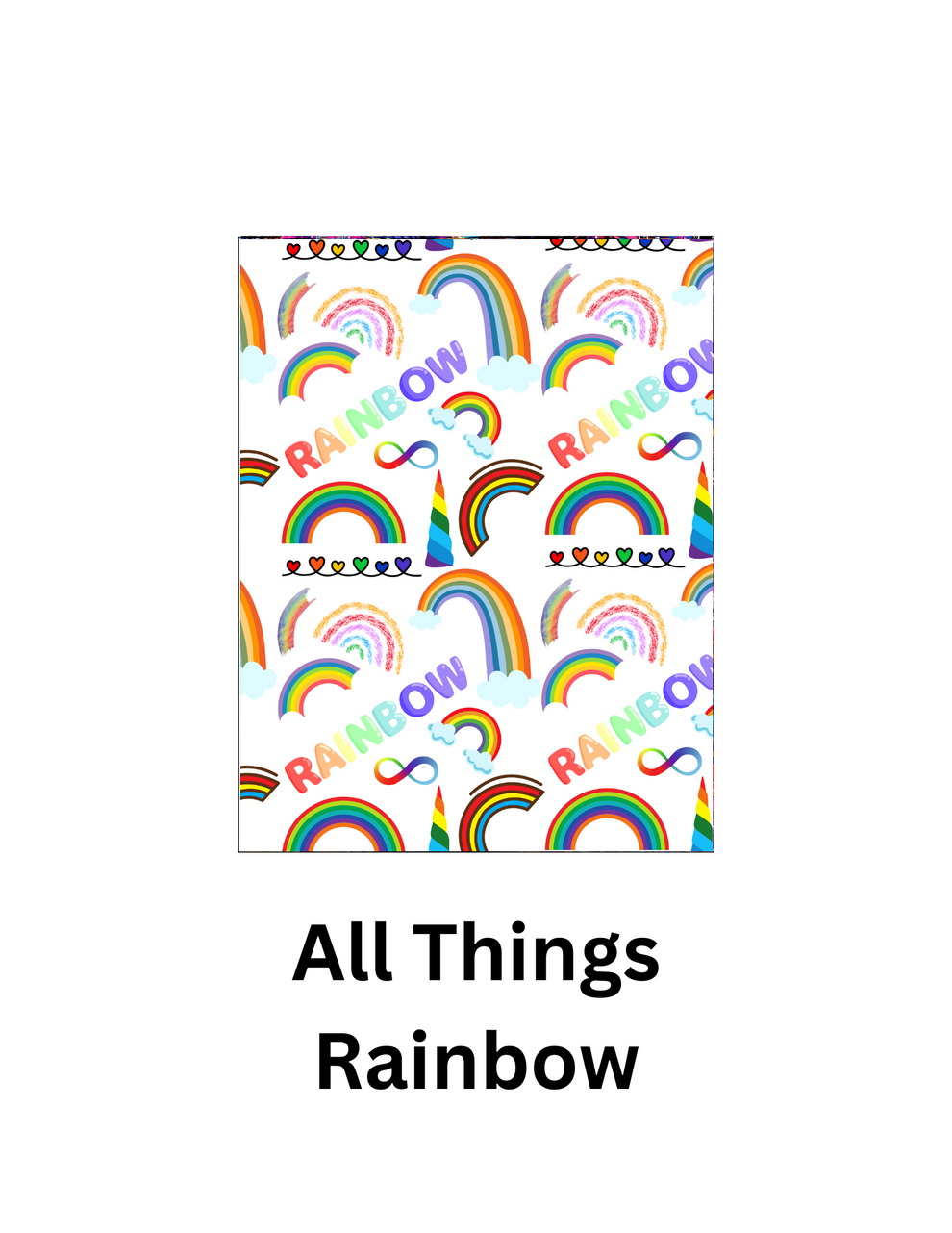 Rainbow Build Your Own Pack Premium Decorative Release Papers – Crafts ...