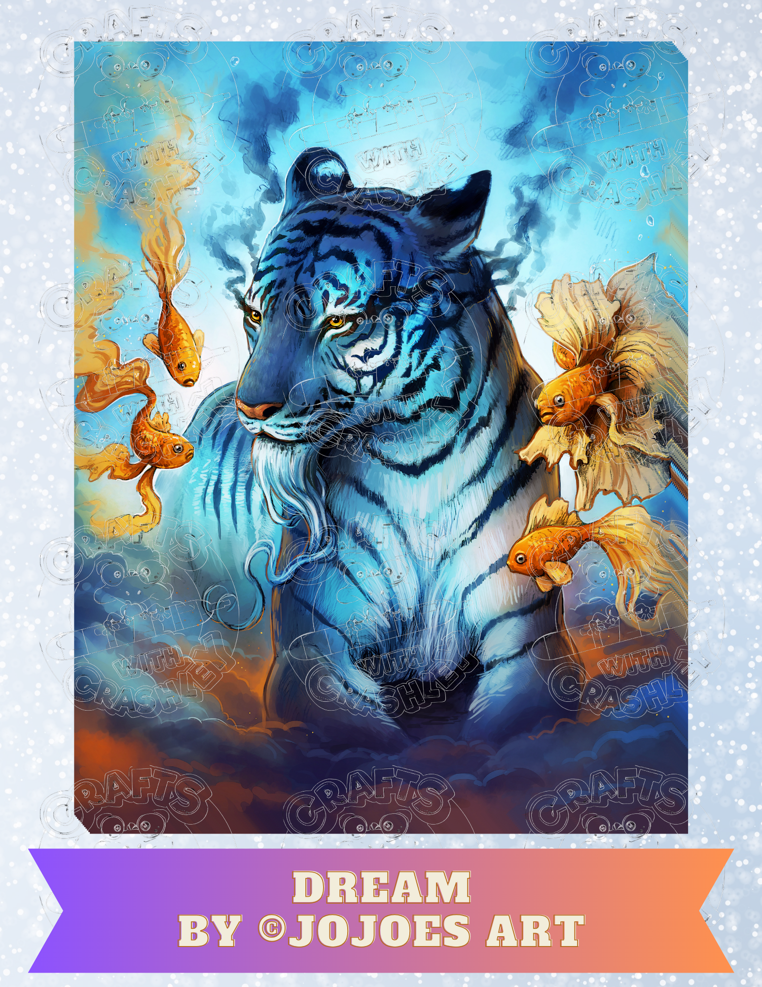 "Dream" by ©JoJoes Art Premium Decorative Release Papers for Diamond P ...
