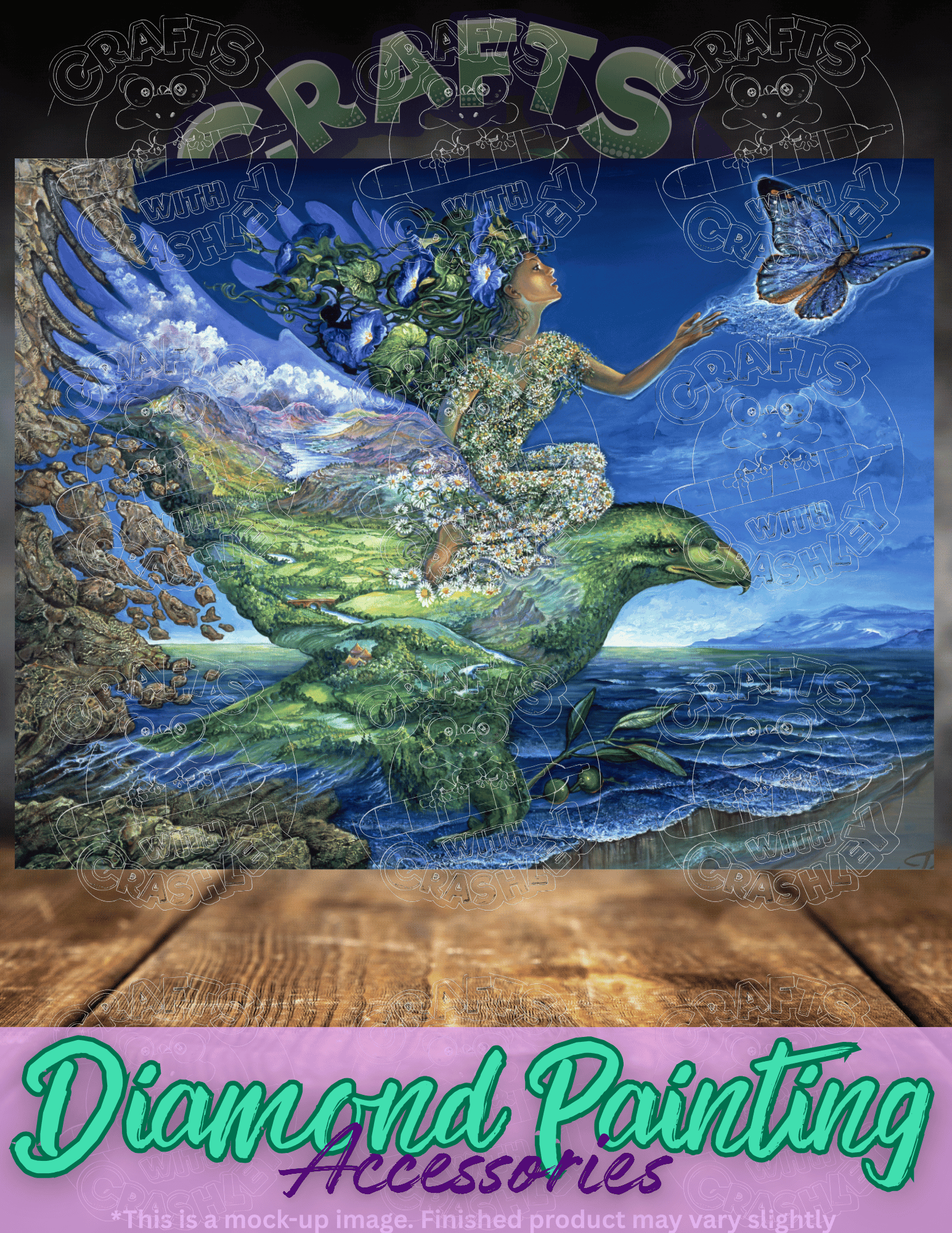 "Freedom" by ©Josephine Wall Premium Accessories for Diamond Painting ...