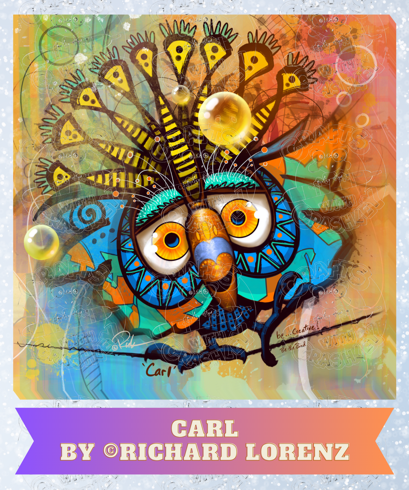 "Carl" by ©Richard Lorenz Premium Decorative Release Papers for Diamon ...