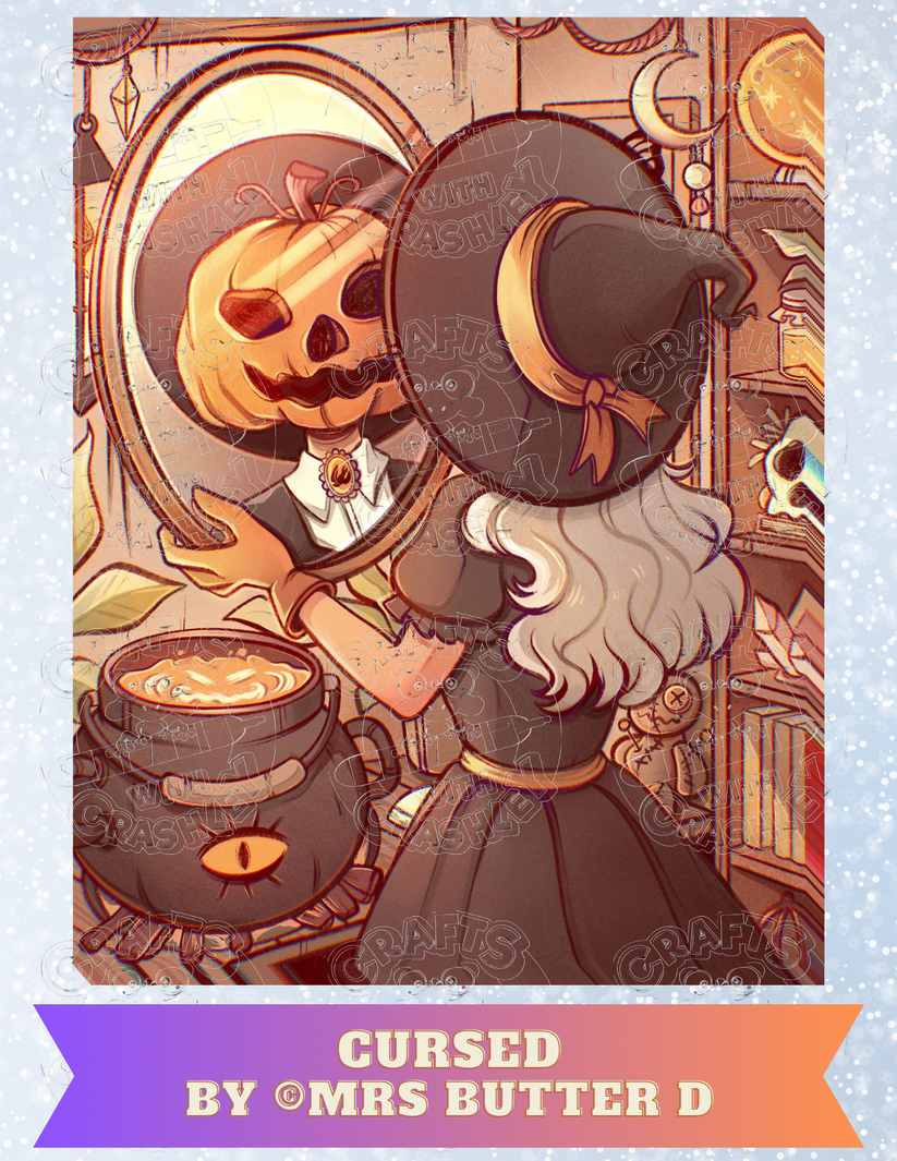 "Cursed" by ©Mrs Butter D Premium Decorative Release Papers for Diamon ...