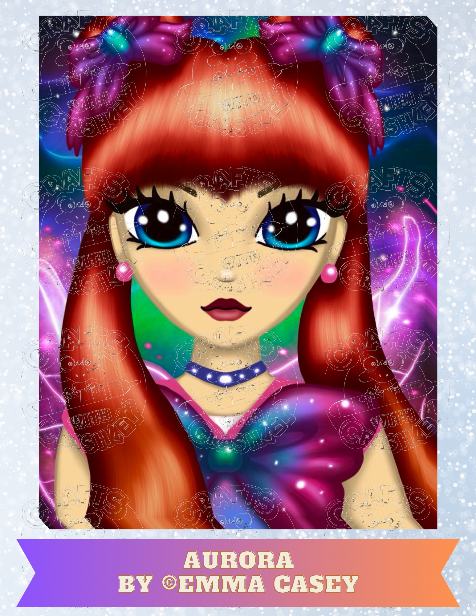 "Aurora" by ©Emma Casey Premium Decorative Release Papers for Diamond ...