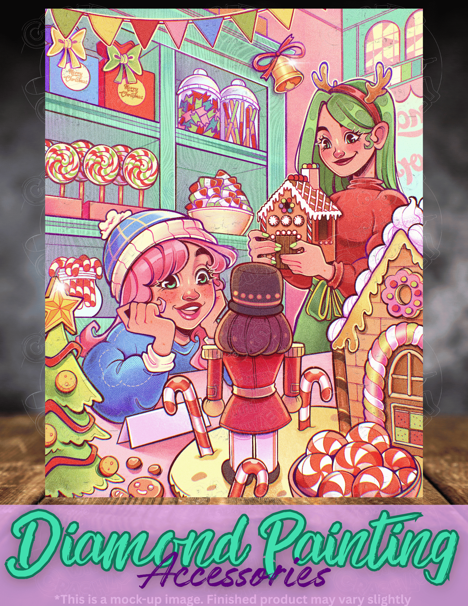 "Christmas Candy Shop" by ©Mrs Butter D Premium Accessories for Diamon ...