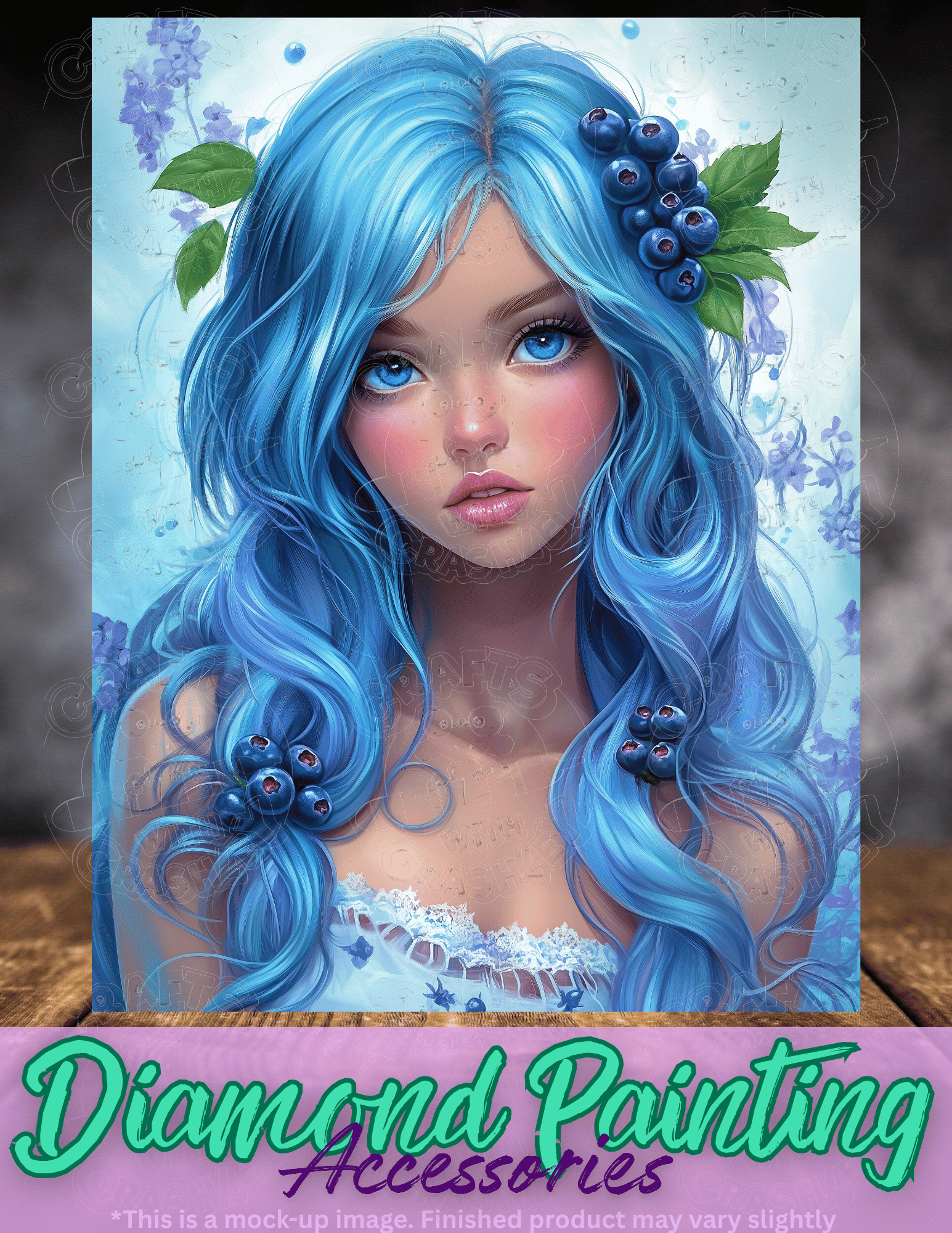 "Blueberry Kiss" by ©Cocomarshmallow Premium Accessories for Diamond P ...