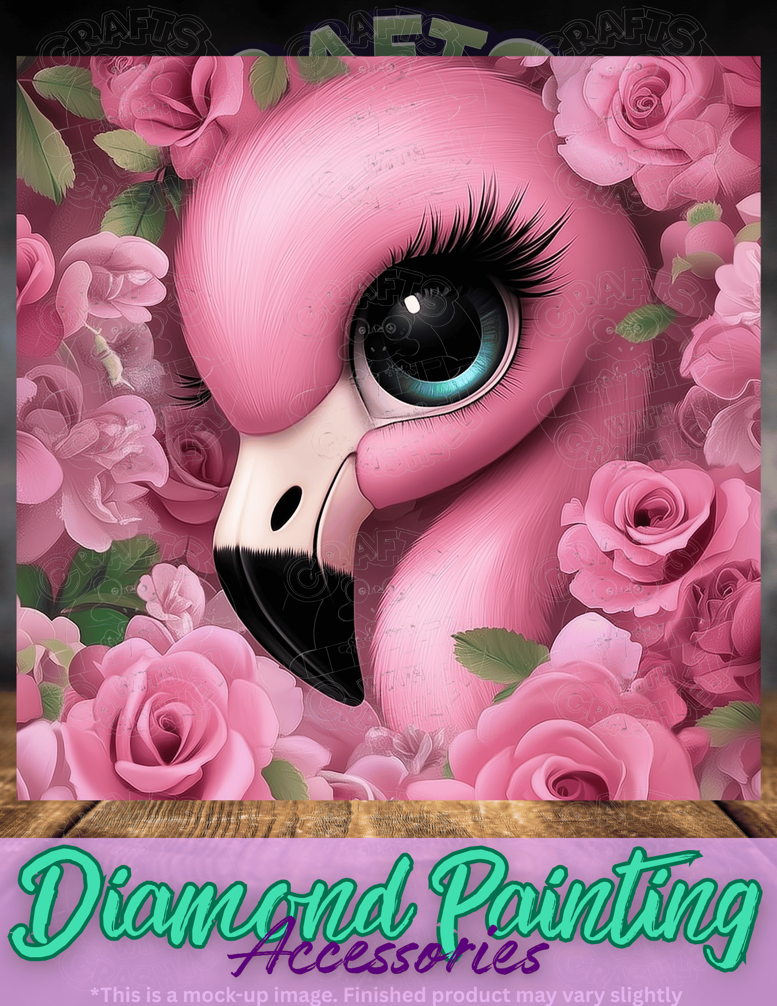 "Flamingo Rose" by ©Cocomarshmallow Premium Accessories for Diamond Pa ...