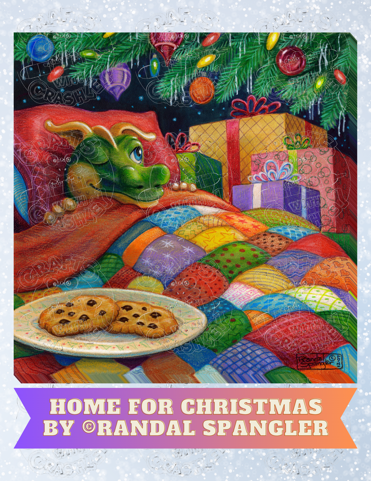 "Home For Christmas" by ©Randal Spangler Premium Decorative Release Pa ...