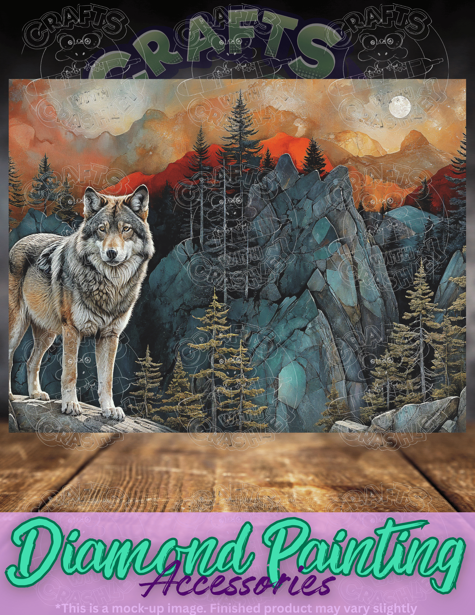 "The Way of the Wolf" by ©Peggy Collins Premium Accessories for Diamon ...