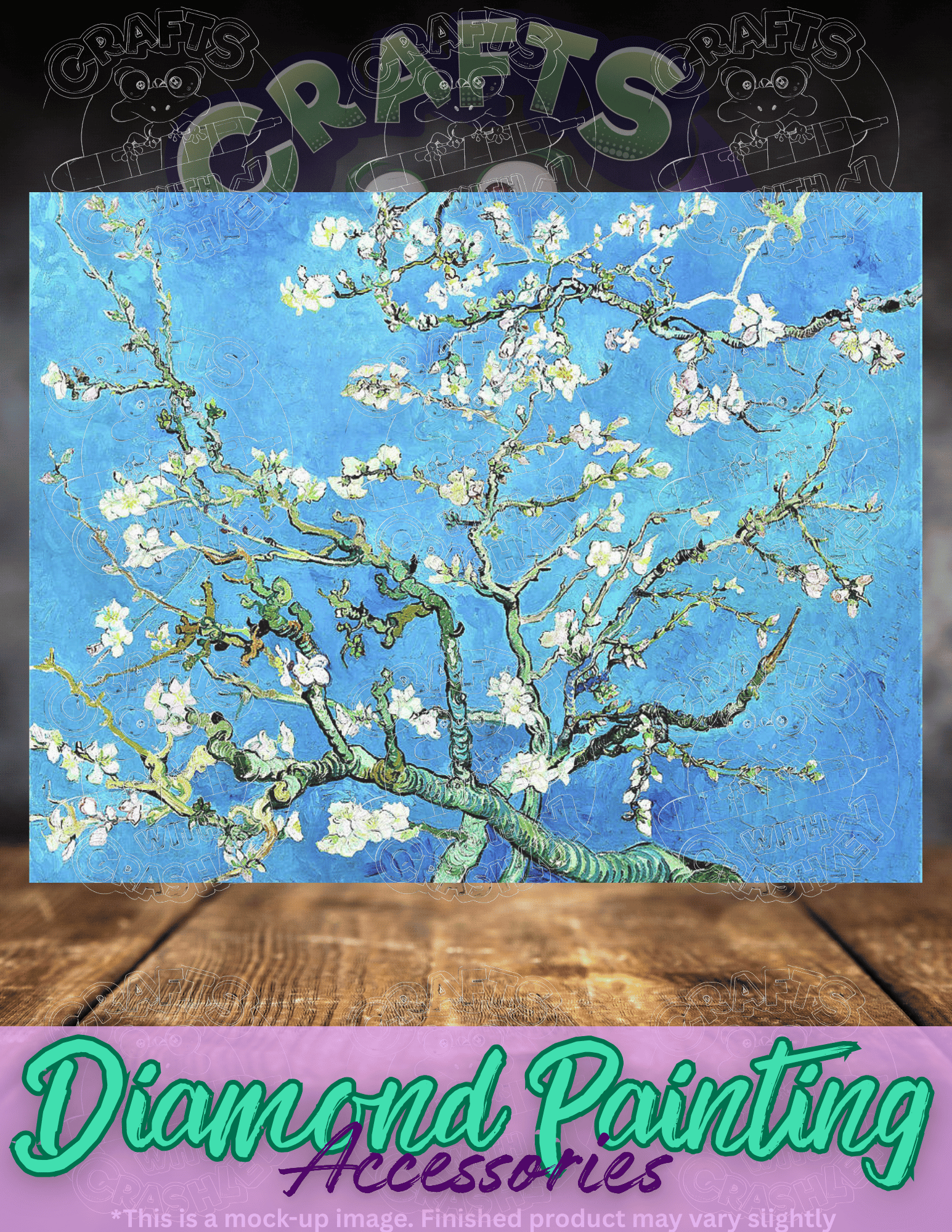 "Almond Blossoms" by Vincent Van Gogh Premium Accessories for Diamond ...