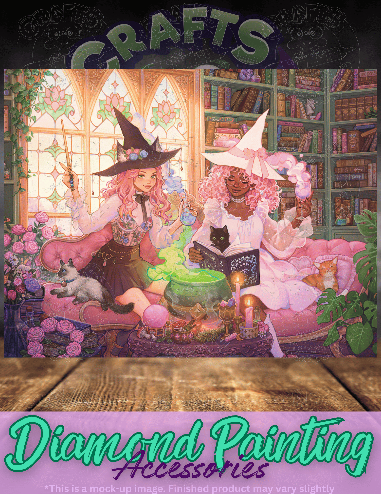 "Rose Library" by ©Ivy Dolamore Premium Accessories for Diamond Painti ...