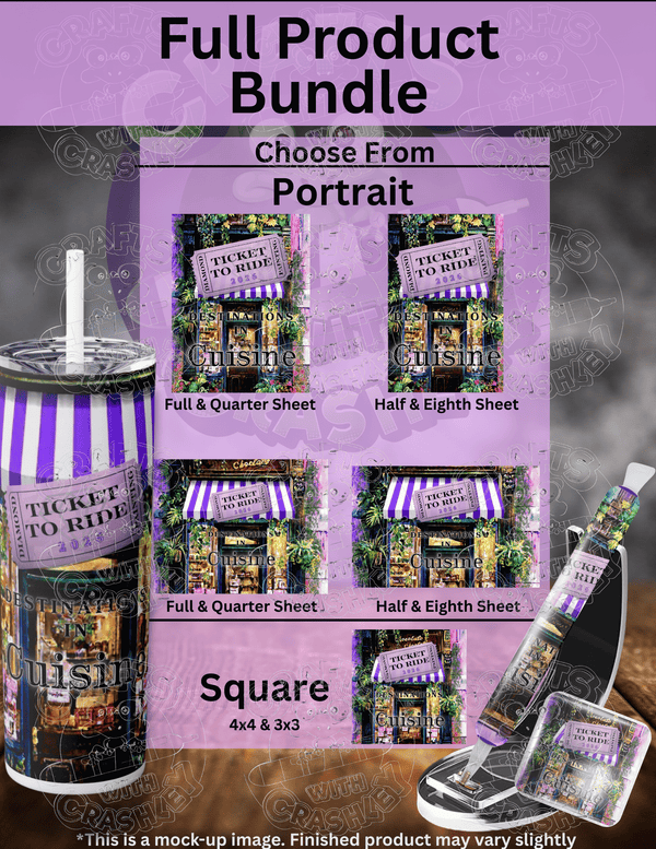 "Ticket to Ride 2026 Chocolatery" Premium Accessories for Diamond Pain ...