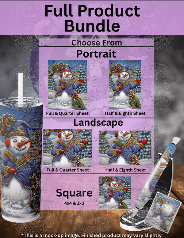 "Snowman Magic" by ©Randal Spangler Premium Accessories for Diamond Pa ...