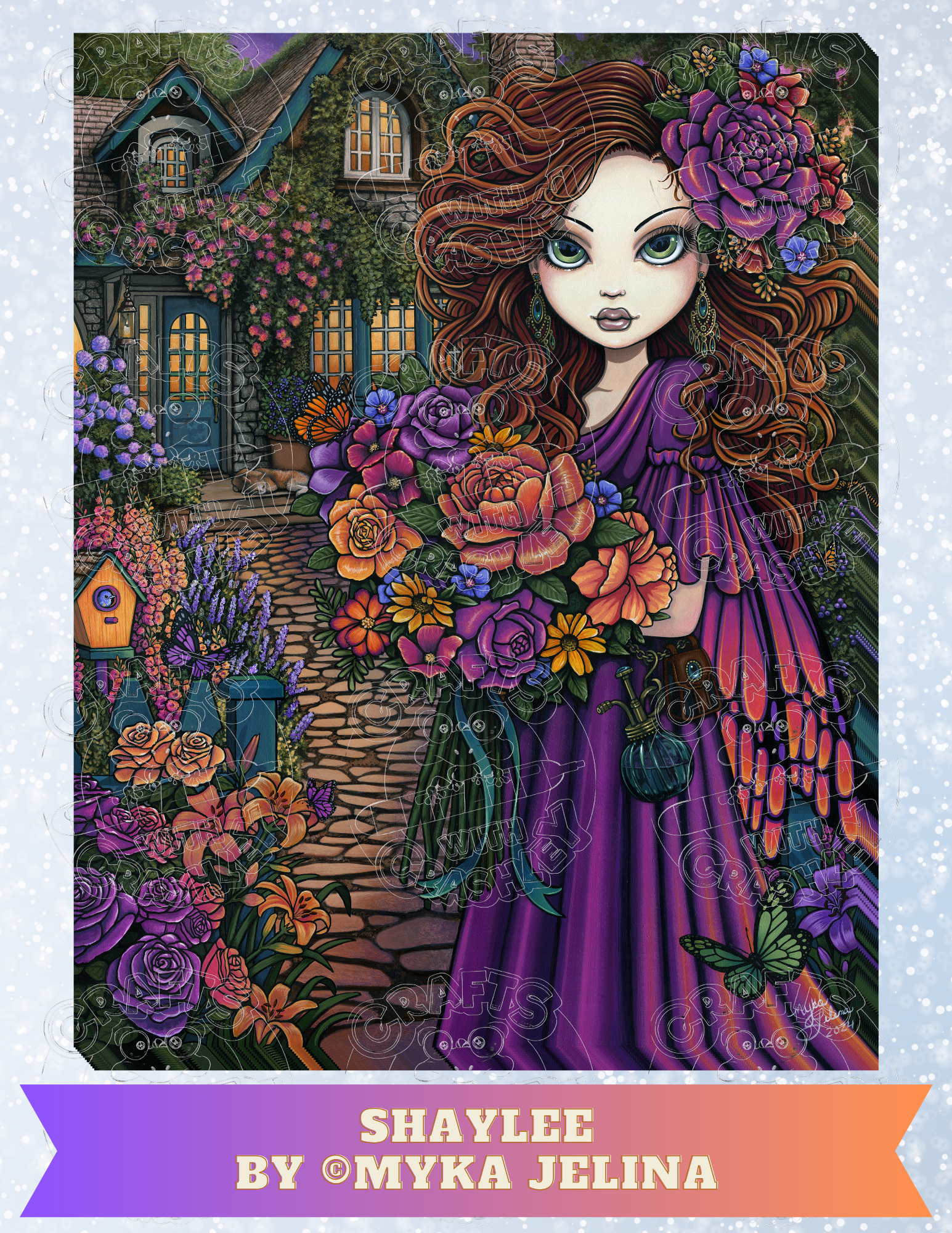 "Shaylee" by ©Myka Jelina Premium Decorative Release Papers for Diamon ...