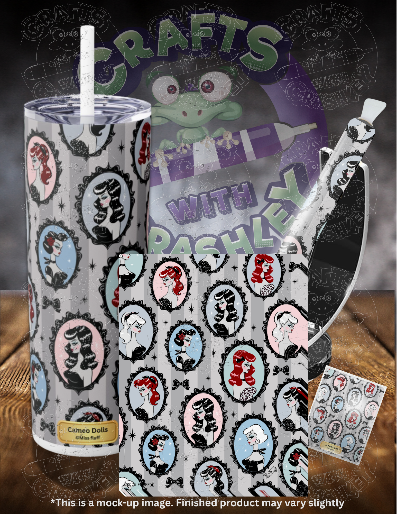 Product Bundle "Cameo Dolls" by ©Miss Fluff – Crafts With Crashley