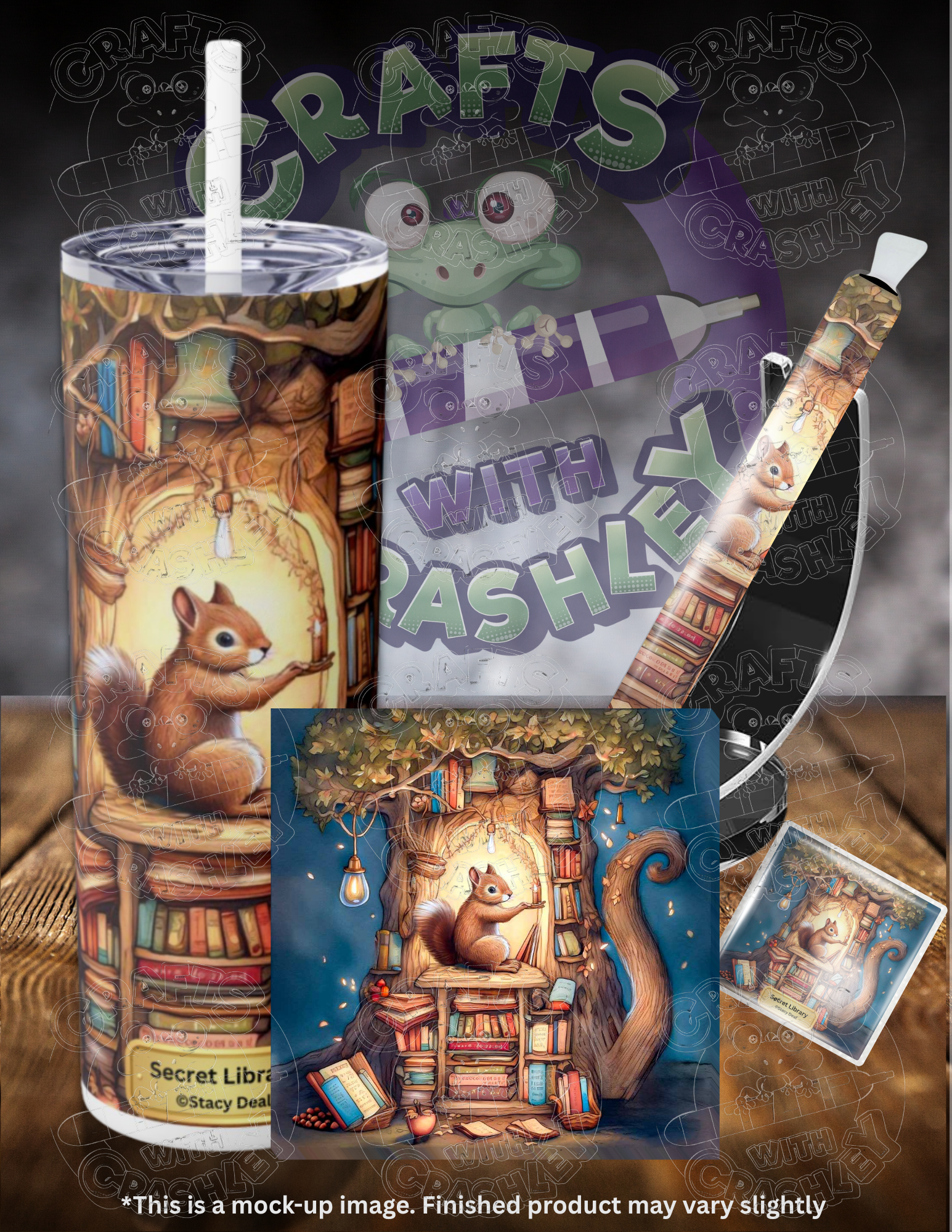 Product Bundle "Secret Library" by ©Stacy Deal – Crafts With Crashley