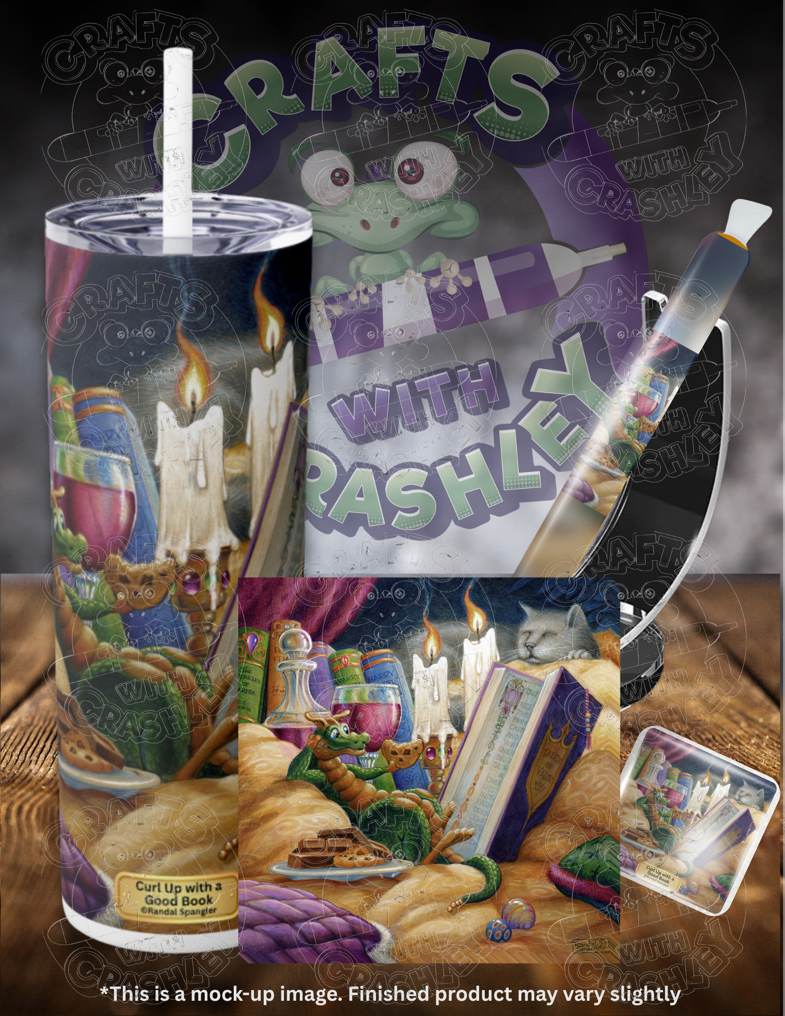 Product Bundle "Curl Up with a Good Book" by ©Randal Spangler – Crafts ...