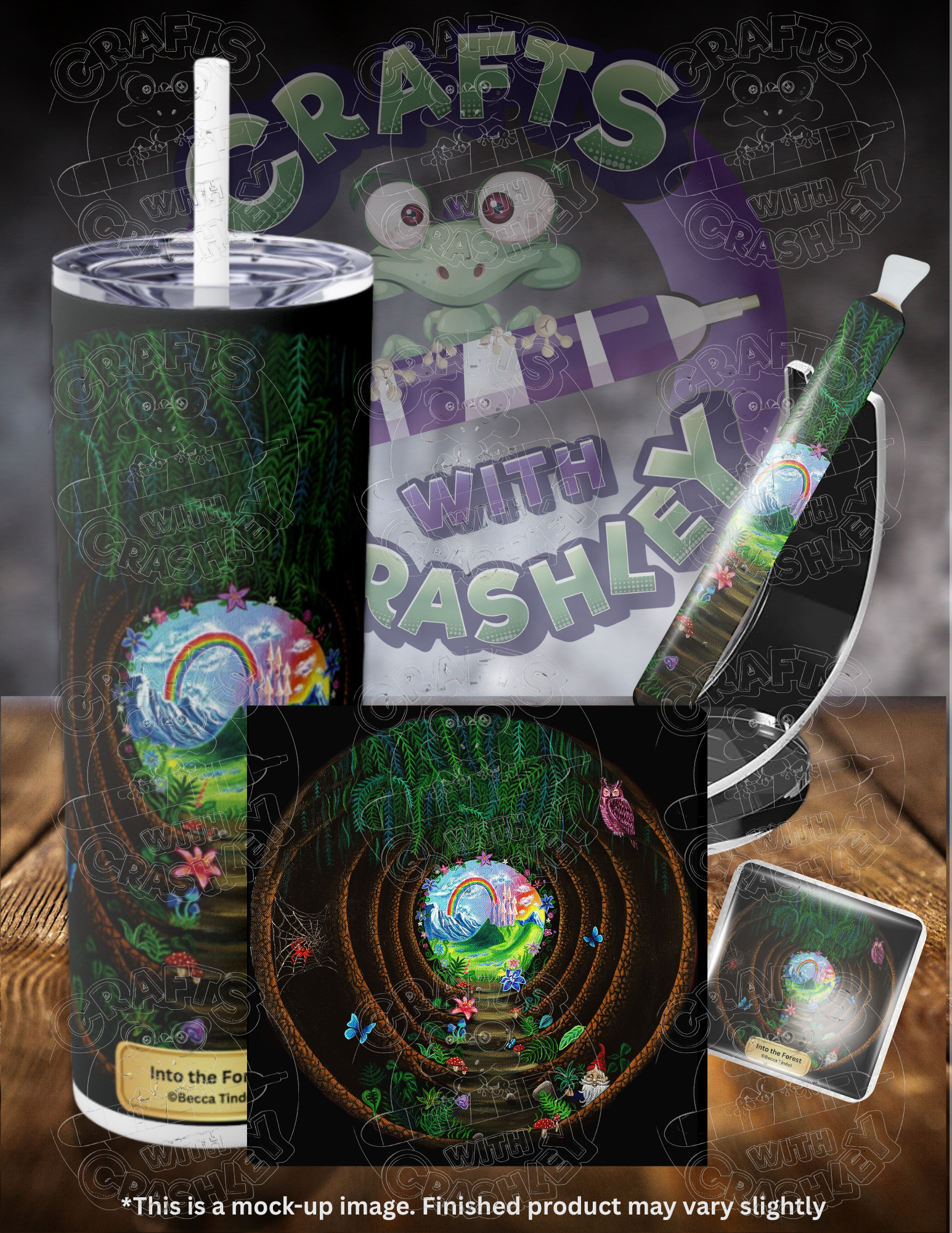Product Bundle "Into the Forest" by ©Becca Tindol – Crafts With Crashley