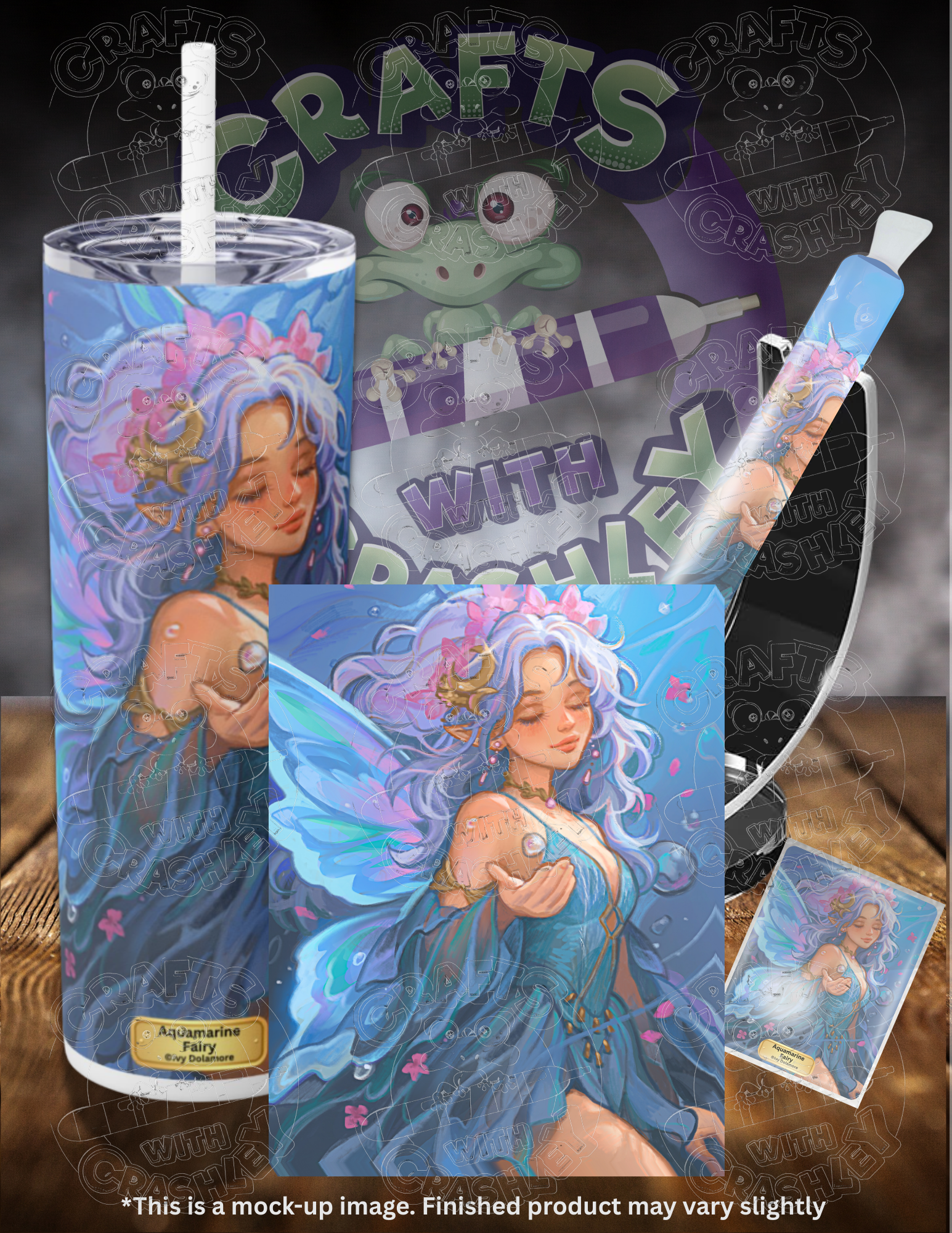 Product Bundle "Aquamarine Fairy" by ©Ivy Dolamore – Crafts With Crashley