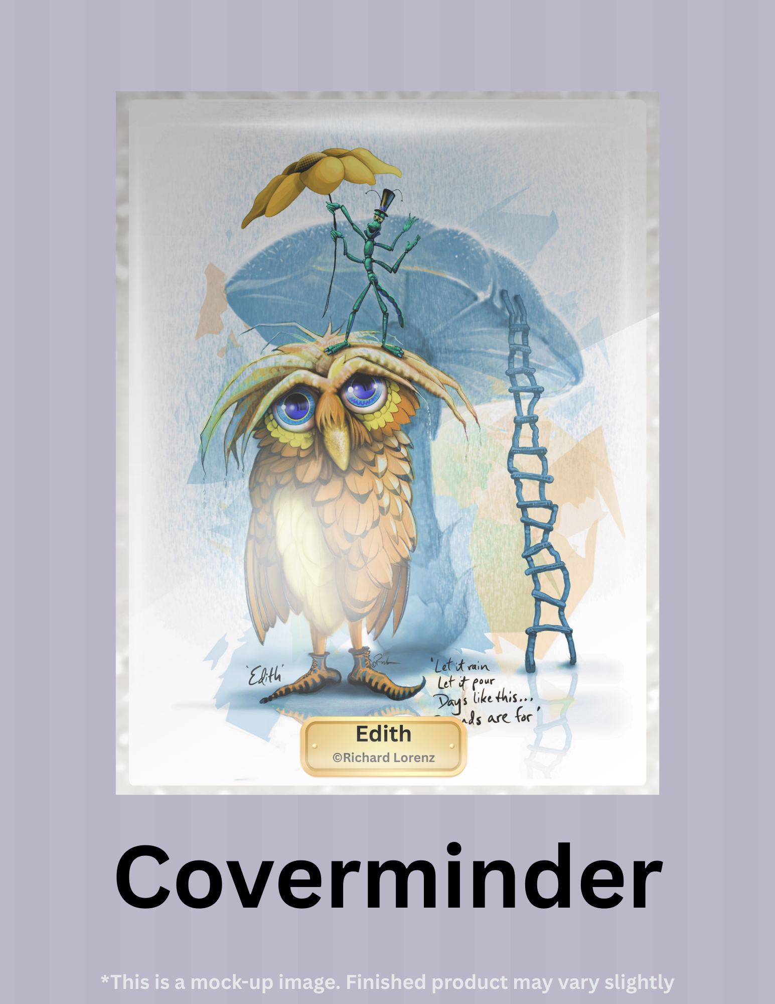 Edith by ©Richard Lorenz Limited Edition Coverminder – Crafts With Crashley