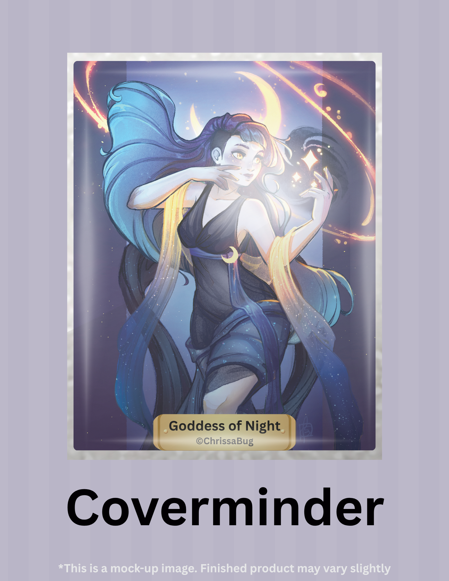 Goddess of Night By ©ChrissaBug Limited Edition Coverminder – Crafts ...