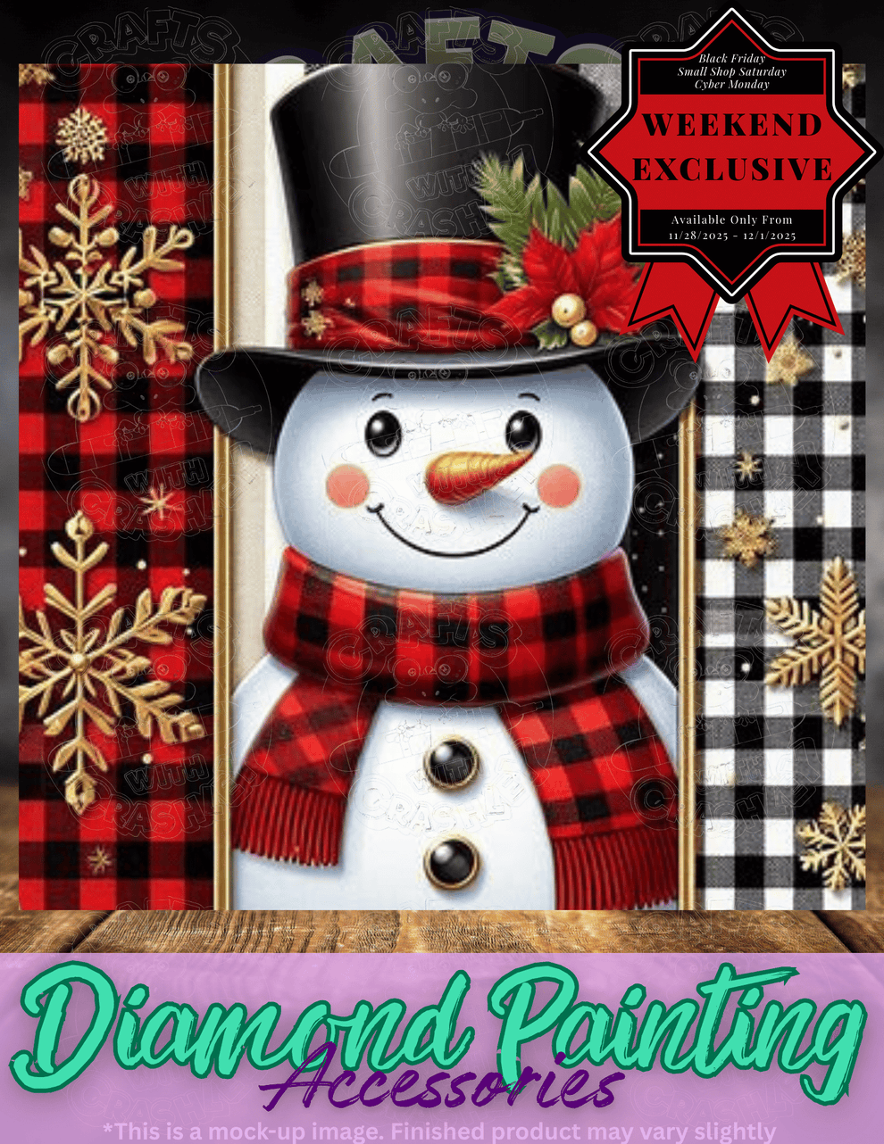 "Plaid Snowman" Premium Accessories for Diamond Painting – Crafts With ...