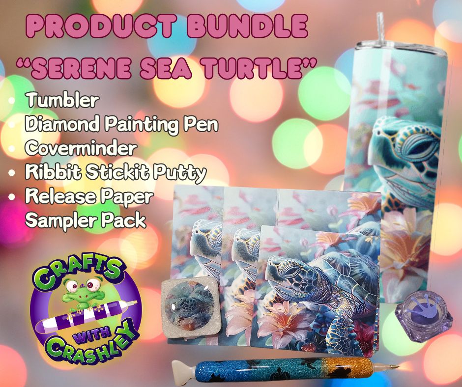 "Serene Sea Turtle" Product Bundle – Crafts With Crashley